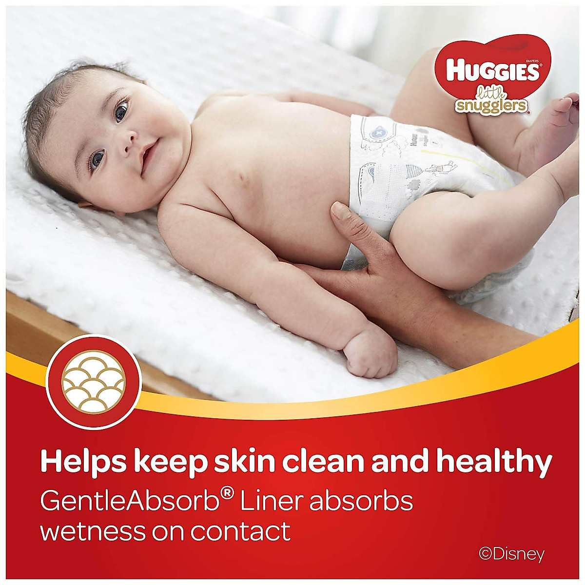 Huggies Little Snugglers Baby Diapers, Size 2, 70 Ct