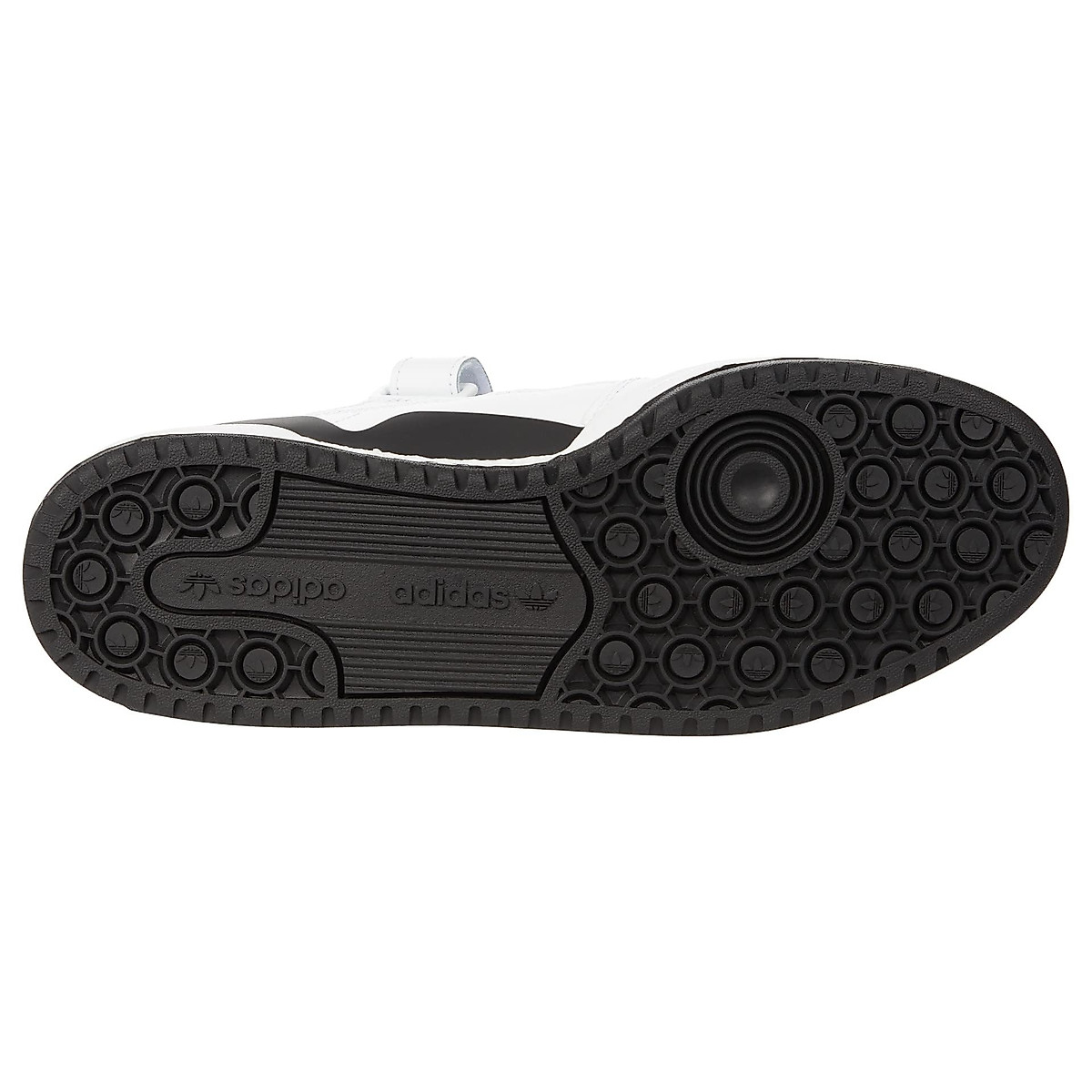 adidas Men's Forum Low Sneaker, White/White/Black, 11