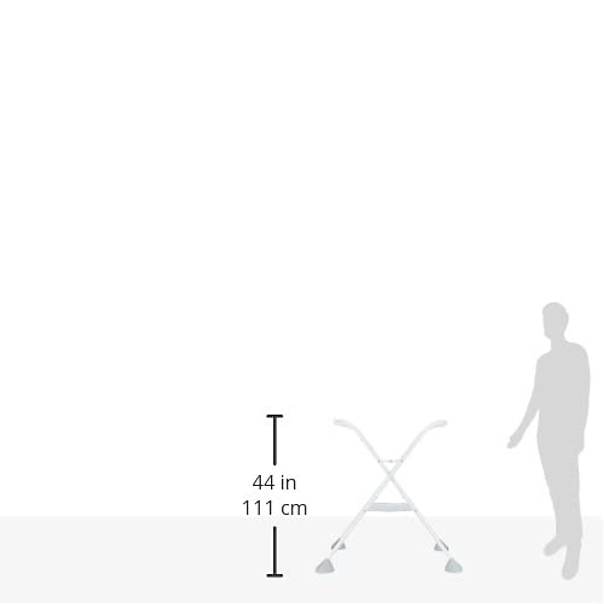 BÉABA, Baby Bath and Changing Table Stand, Camele'O Compatible, Foldable, Can be dismantled - Light Mist