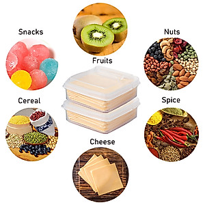 2 Pack-Plastic Cheese Storage Containers with lids airtight Keeps Cheese Fresh and Delicious Cheese Container for Fridge