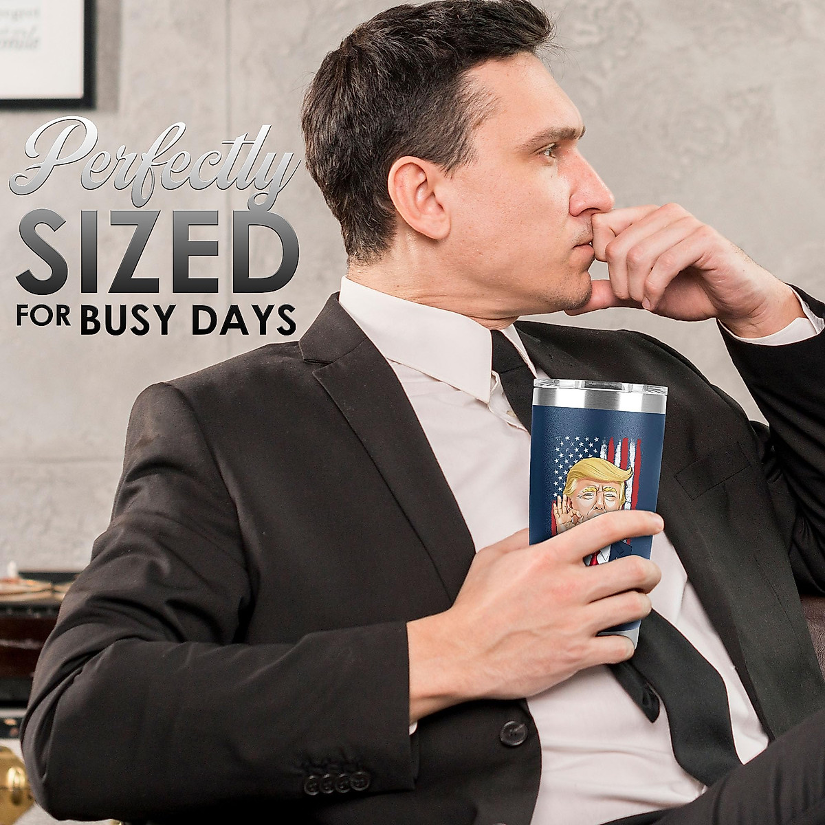 Tinasona Navy Blue Best Boss Ever Gifts for Men Women You’re A Great Boss Tumbler 20 Oz Cup Birthday Christmas Mother Father Day Gifts for Bosses Day Funny Coffee Mug Cup