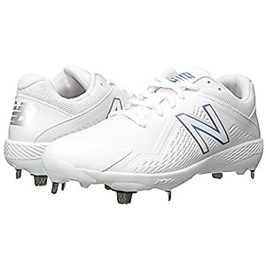New Balance Women's Fuse V1 Metal Softball Shoe, White, 8 B US