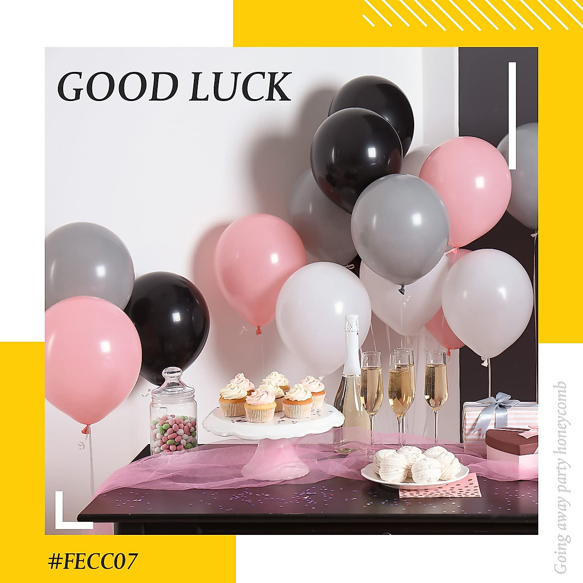 7 Pcs Going Away Party Decorations We Will Miss You Honeycomb Decoration 3D Farewell Table Centerpieces for Party Sign for Goodbye Bye Retirement Adventure Graduation Party Table Decor Supplies