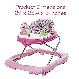 Disney Baby Minnie Mouse Music and Lights Baby Walker with Activity Tray (Garden Delight)