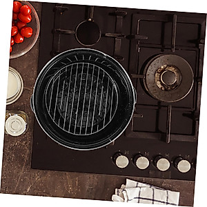 HANABASS Roasted Sweet Potato Pot Enamel Roaster Pan Chicken Roasting Pan Roasting Pan with Lid Turkey Baking Potato Roaster Pot Turkey Roaster Pot Enamel Roasting Pan Baking Pan