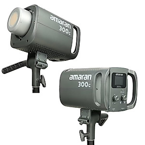 Aputure Amaran 300c RGB COB Video Light Bowen Mount,300w Photography Lighting Kit,App Control,2,500K to 7,500K Led Studio Light for Live Streaming,Video Recording,Content Creation,Tiktok