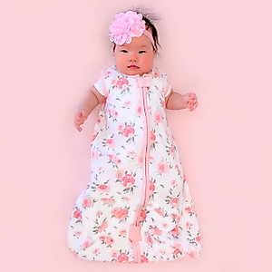 Mama Cheetah Baby Sleep Sack 0.5 TOG, Organic Cotton Baby Wearable Blanket with Two-Way Zipper, Swaddle Transition Baby Sleeping Bag for Newborn Infant Toddler Boy Girl, 24-48 Months