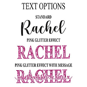 Personalized Insulated 20oz Tumbler | Stainless Steel Insulated Cup | Travel Cup | Double Wall Coffee Cup for Hot and Cold Drinks | Rose Pink Glitter Effect with Name