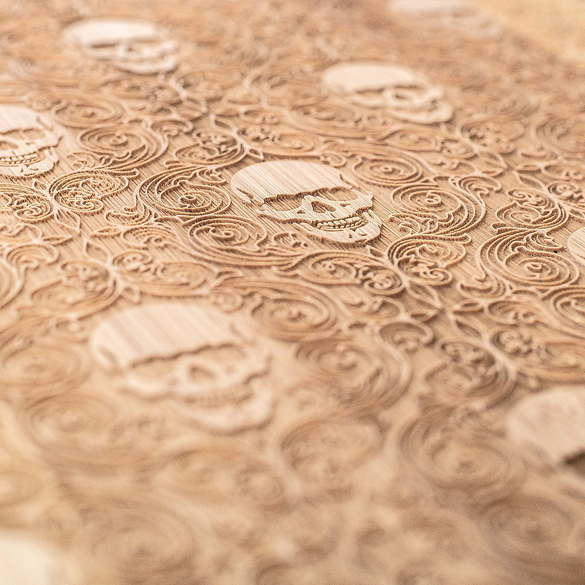 Gothic Baroque Cutting Board 14''x9.5''x.5'' Bamboo