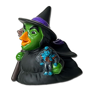 CelebriDucks - Wicked Witch - Floating Rubber Ducks - Collectible Bath Toy Gift for Kids & Adults of All Ages