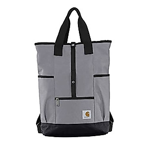 Carhartt Women's Legacy Hybrid Convertible Backpack Tote Bag, Grey, One Size