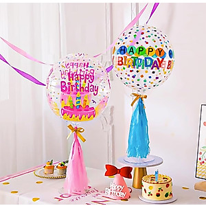 OurWarm 10 Set 30inch Balloon Stand Kit for Table Top Centerpiece, Balloon Holder Sticks with Base for Baby Shower Birthday Party Graduation Wedding Decorations