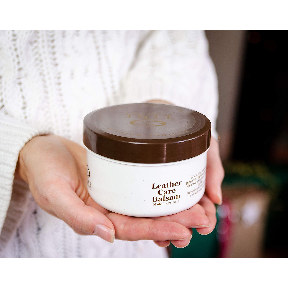 Time Resistance Leather Balsam for Shoes, Bags and Furniture Care and Protection 8.45 Oz (250ml)