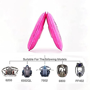 4 PCS (2 Pack) 2091 P100 Particulate Filter Compatible with 2091，Installed on P100 Filter Retainer Replacement for 6000 6200 6800 7000 FF-4（ 4.3 Inch）