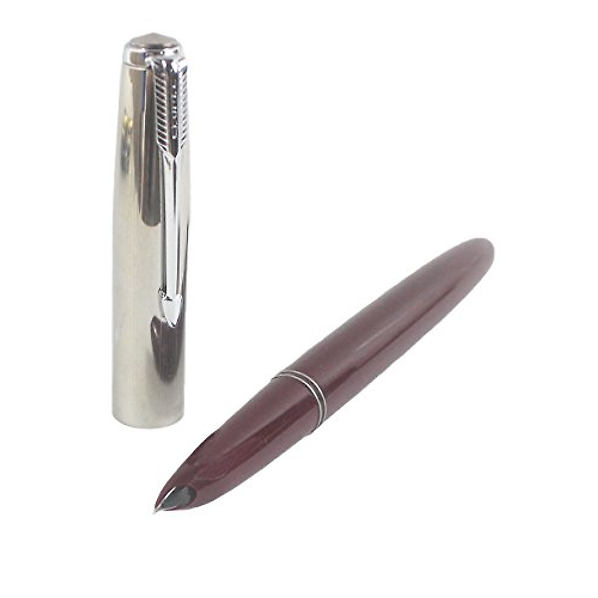 SIPLIV 3PCS Classic Fountain Pen Hero 616, in 3 Colors, Silver Trim