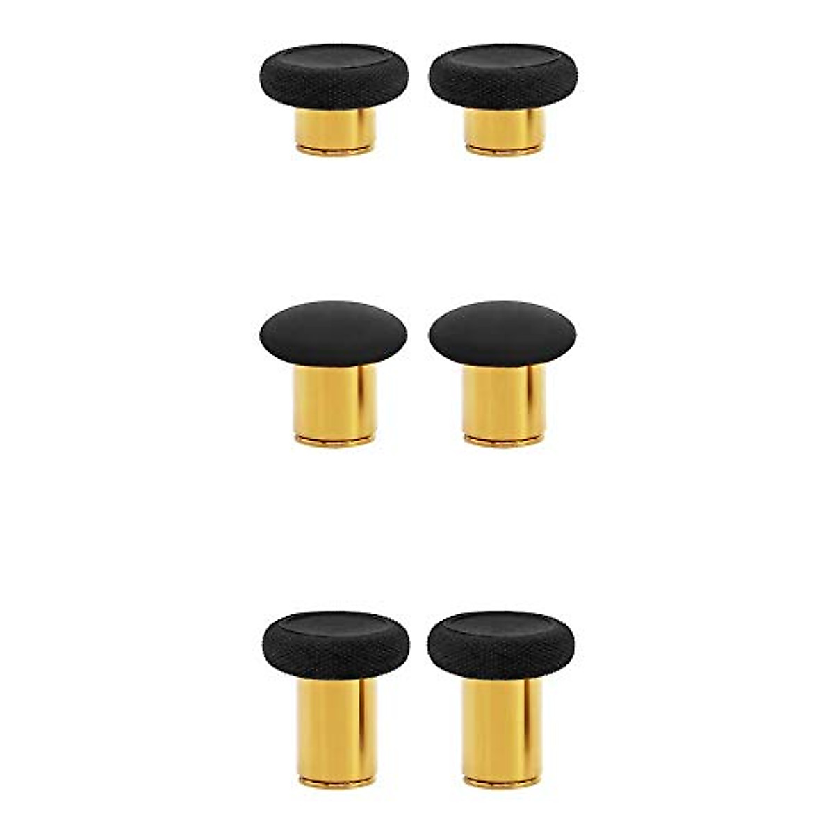 E-MODS GAMING 12 in 1 - Metal Mod 6 Swap Thumbsticks Joysticks, 4 Paddles & 2 Dpads with Open Tool for Xbox One Elite Controller (Gold)