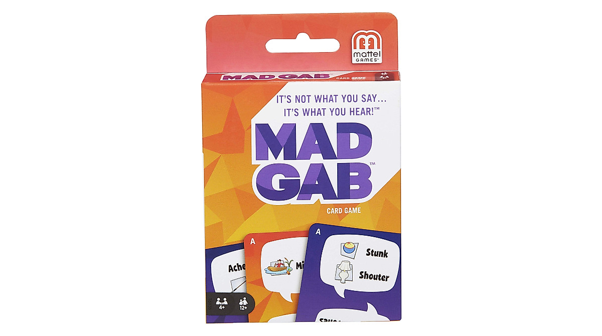 Mattel MAD GAB Card Game - Fun Verbal Puzzle for Ages 12+