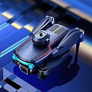 Brushless Motor Drone with 1080P Camera 2.4G WIFI FPV RC Quadcopter with Headless Mode, Follow Shot, Altitude Hold, Drone HD Aerial Photography Quadcopter RC Airplane Obstacle Avoidance (Black)