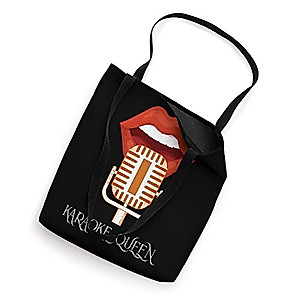Karaoke Queen Singing Singer Music Microphone Lips Gift Tote Bag