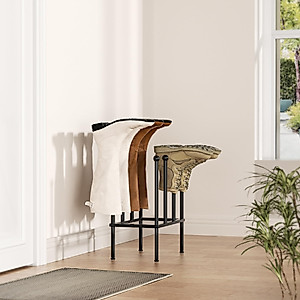 Free Standing Shoe Racks for Boots - Boot Rack for 4 Pairs, Boot Storage, Shoe Organizer for Closet, Entryway, Garage, Porch, Bedroom, Patio Outdoor and Hallway, Boot Holders to Keep Them Straight