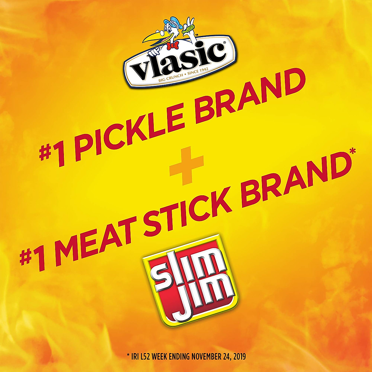 Slim Jim Giant Dill Pickle Smoked Meat Snack Sticks, 0.97 oz. 24-Count