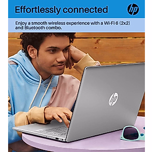 HP 2023 Newest 17.3" HD Touchscreen Laptop, AMD Ryzen 5 7530U (Beats i7-1165G7), 64GB RAM, 4TB SSD, AMD Radeon Graphics, Wi-Fi 6, Bluetooth, Webcam, Windows 11 Home, Bundle with JAWFOAL