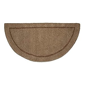 Uniflame Beige Hand Tufted 100% Wool Rug - Protects Floor from Heat, Embers, and Sparks