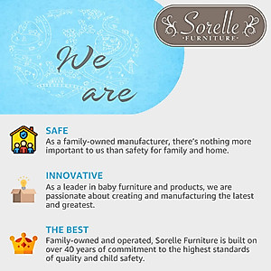 Sorelle Furniture Toddler Rails and Full-Size Bed Adult Rails, Sorelle Wood Bed Rail & Crib Conversion Kit, Converts Sorelle Furniture Crib to Toddler Bed and Full-Size Bed, # 215 - Brushed Ivory