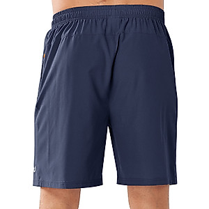 NORTHYARD Men's Athletic Running Shorts Quick Dry Workout Shorts Lightweight Sports Gym Basketball Shorts Hiking Exercise Navy-7 inches XL