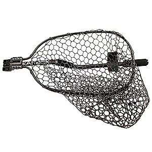 YakAttack Kayak Folding Leverage Landing Net, 12" x 20" Hoop with Foam Extension