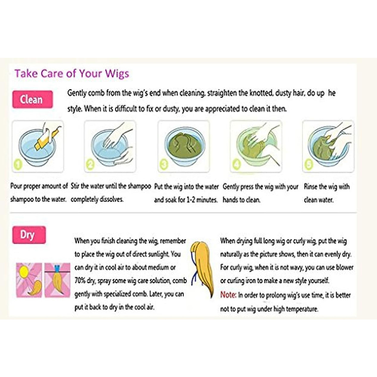 Ansho 75cm / 29.5 Inches Long Black Straight Wigs Middle Part No Bangs Women's Costume Wigs Synthetic Heat Resistant Hairpieces Cosplay Wig for Halloweern Party