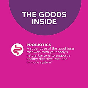 OLLY Probiotic Gummy, Immune and Digestive Support, 1 Billion CFUs, Chewable Probiotic Supplement, Berry, 40 Day Supply - 80 Count