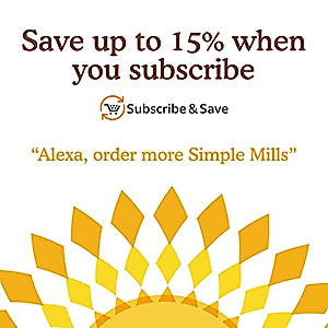 Simple Mills Sweet Thins Cookies, Seed and Nut Flour, Honey Cinnamon - Gluten Free, Paleo Friendly, Healthy Snacks, 4.25 Ounce (Pack of 1)