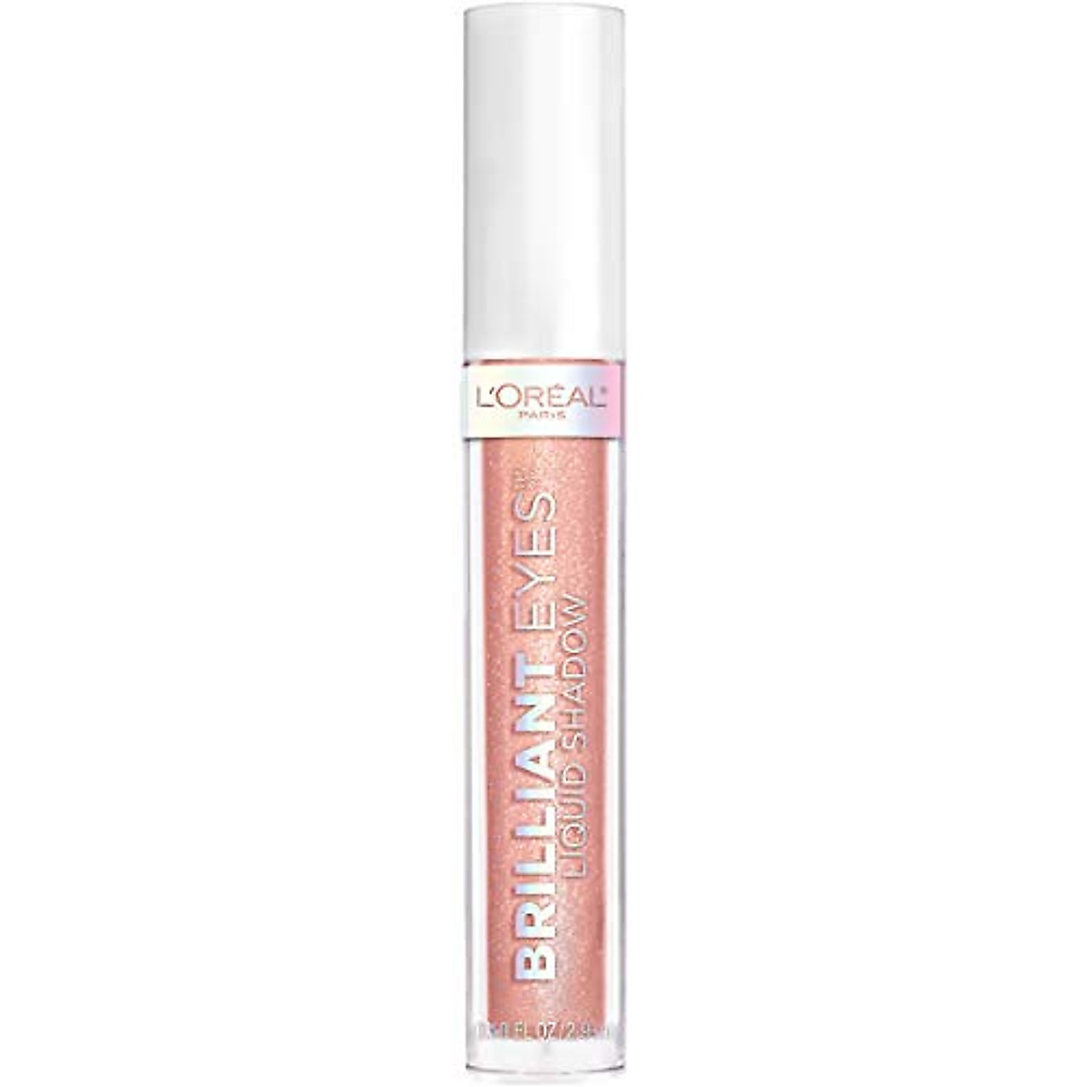 L'Oreal Paris Makeup Brilliant Eyes Shimmer Liquid Eye Shadow, Longwearing Lasting Shimmer, Crease Resistant, Flake-proof, Precision Applicator, Quick Dry, Non-greasy, Meteor Shower, 0.1 fluid_ounces