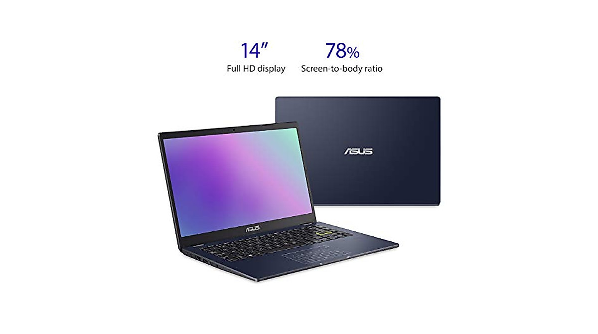 ASUS L410 Ultra Thin Laptop: 14" FHD, Celeron, 128GB