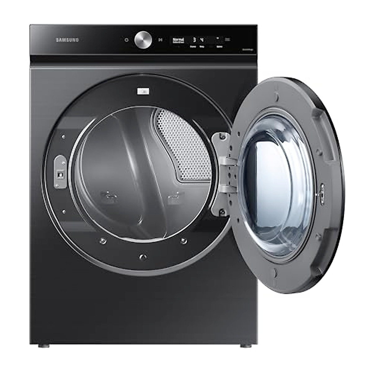 Samsung DVE53BB8700VA3 Bespoke 7.6 cu. ft. Ultra Capacity Super Speed Dry and AI Smart Dial Electric Dryer, Brushed Black