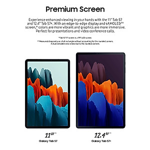 Samsung Galaxy Tab S7 (5G Tablet) LTE/WiFi (T-Mobile), Mystic Black - 128 GB (2020 Model - US Version & Warranty) - SM-T878UZKATMB