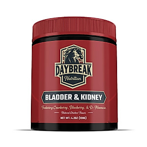 Bladder and Kidney Relief for Dogs & Cats by Daybreak Nutrition | Powder Cranberry Supplement for Dogs and Cat for UTI Treatment & Urinary Support | Dog & Cat Urinary Tract Infection Remedy Supplement