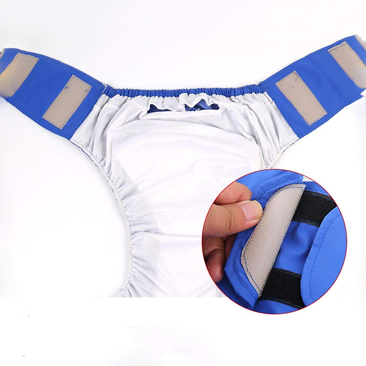 SRSGF Adults Cloth Diapers Reusable Men Women Incontinence Underwear Diaper Cloth Washable Adjustable,XL