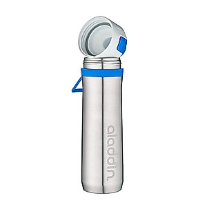 Aladdin Active Hydration Stainless Steel Vacuum Insulated Water Bottle, Blue, 0.6 Litre