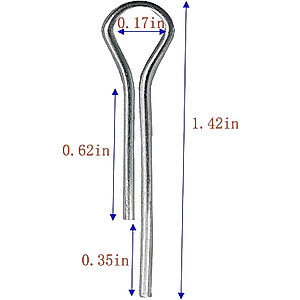 FSYHVVY Replacement - 10Pack Simplicity or Snapper Shear Pins for 703063, 1668344, 1686806yp for Briggs & Stratton John Deere Simplicity Snow Blower