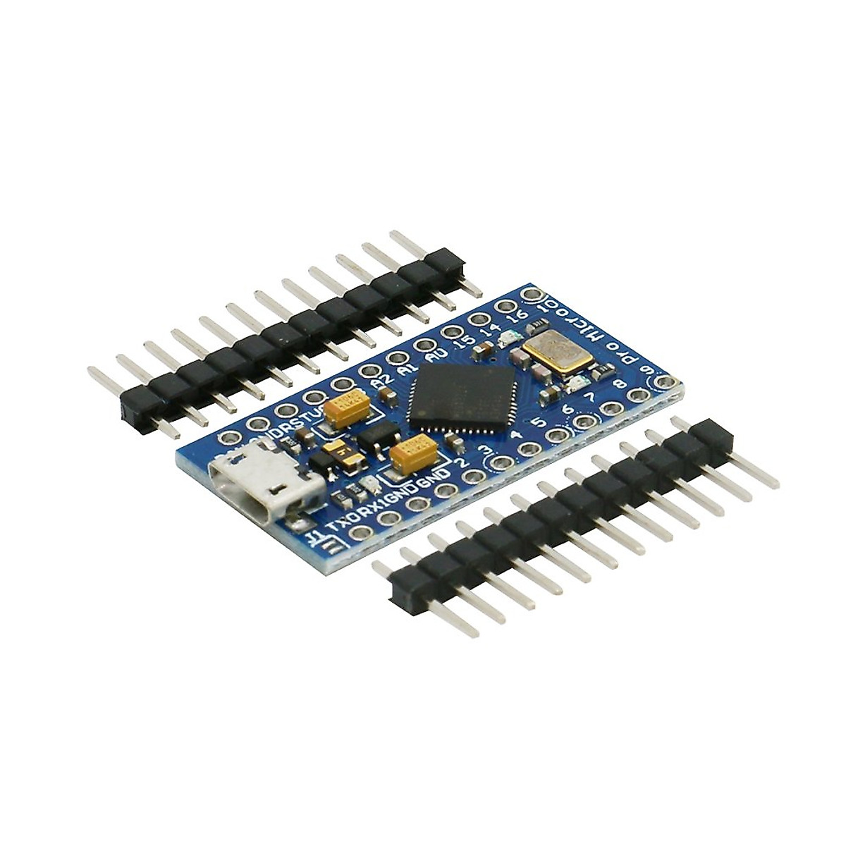 Ardest Pro Micro for Arduino Leonardo Chromebook Deployments ATmega32U4 5V/16MHz Module Board with 2 Row pin Header Replace ATmega328 Arduino Pro Mini(Pack of 5)