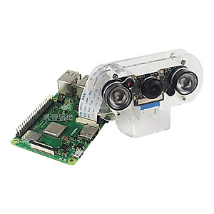 HiLetgo Raspberry Pi Camera 5MP OV5647 Adjustable-Focus Webcam Night Vision Camera Module Video 1080p for Raspberry-pi 2 Raspberry-pi 3 Model B Model B+ with Case