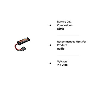 Traxxas 2925 Series 1 NiMH 7.2V 1200mAh Stick, 1/16 VXL, 490-Pack