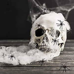 20 Piece Halloween Party Hanging Swirls Decorations with 20g Halloween Spider Web Stretchable Cobweb, Perfect for Home Indoor Outdoor Halloween Party Decorations