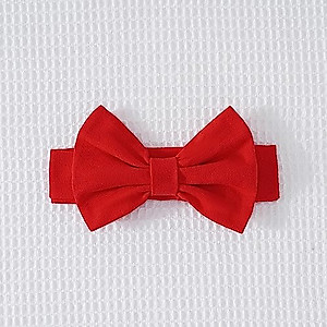 Infant Girl Tutu Dress Baby Girl Ruffle Romper Dress Toddler Girl Solid Color Skirts with Headband Summer Clothes (Red, 6-12 Months)