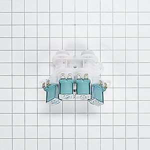 Whirlpool W11165546 Water Inlet Valve, Chrome