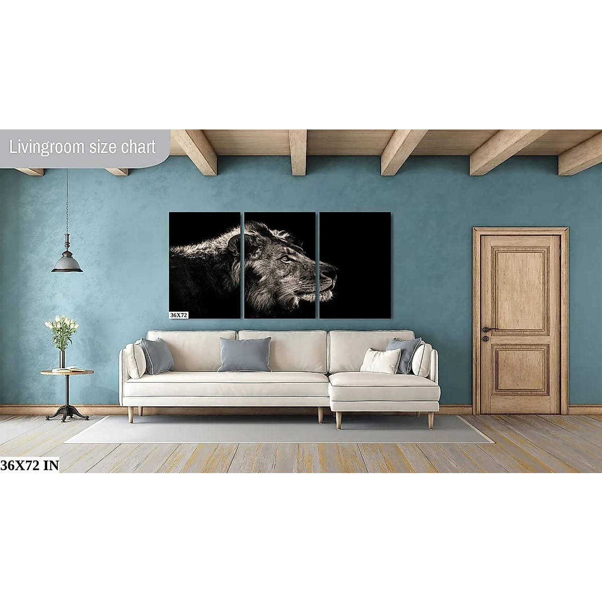 Lion (Panthera leo) - Print/Canvas/Acrylic/Metal (Print Only, 11x14 Inches)