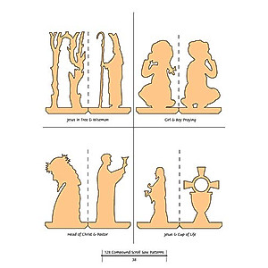 128 Compound Scroll Saw Patterns: Original "2-in-1" Designs for 3D Animals and People (Fox Chapel Publishing) Create 2 Different Images in 1 Piece: Front & Back Show 1 Image; Left & Right Show Another