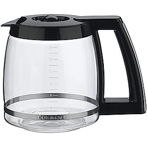 Cuisinart Replacement DCC-2200PRC Glass Carafe 14-Cup Coffee Maker Pot, Black